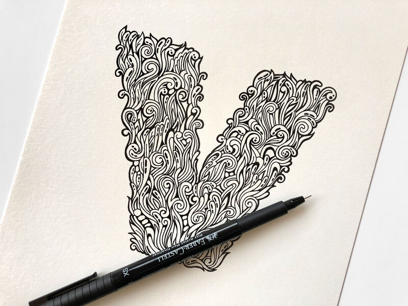 Alphabet: Victor - NIKKI FARQUHARSON ART