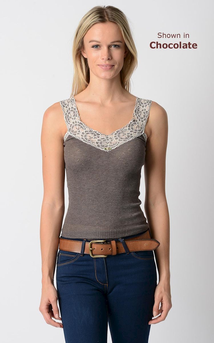 WOW 44% Off!! Our Classic Wide Lace Wide Strap Camisole - Palace London ...