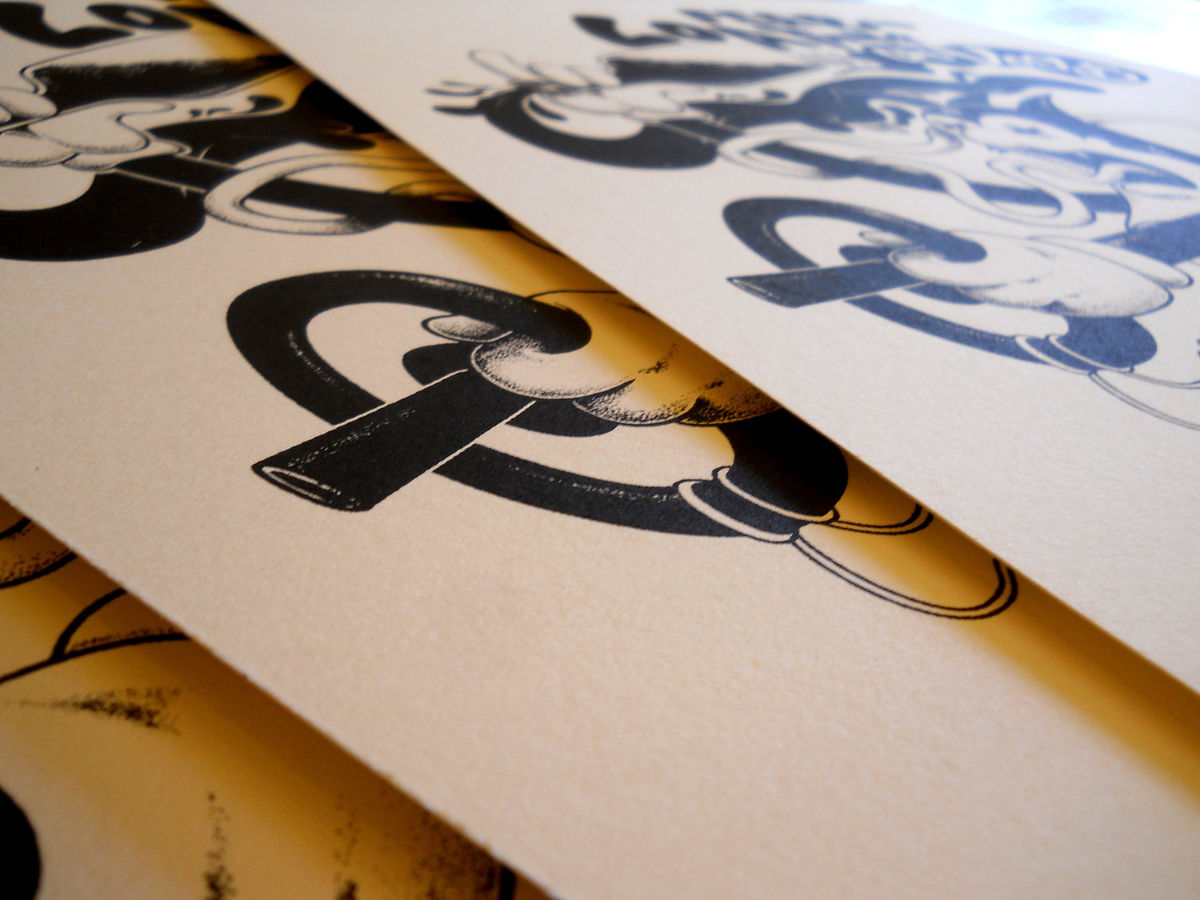 Fear N Loathing In Las Vegas (Book Cover by Trou) A2 Screen-Print ...