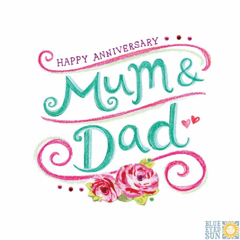 Happy Anniversary Mum Dad Wedding Anniversary Card Karenza Paperie Happy Anniversary Mum Dad Wedding Anniversary Card Karenza Paperie