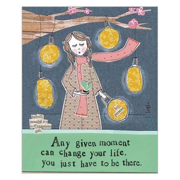 Change Your Life Card - Curly Girl Design Card - Karenza Paperie