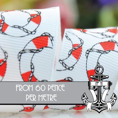 LIFE RING RIBBON: 25mm/1" wide - The Distinguished